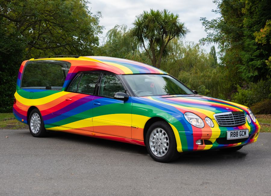 Unique Funeral Hearses - whiteballoon