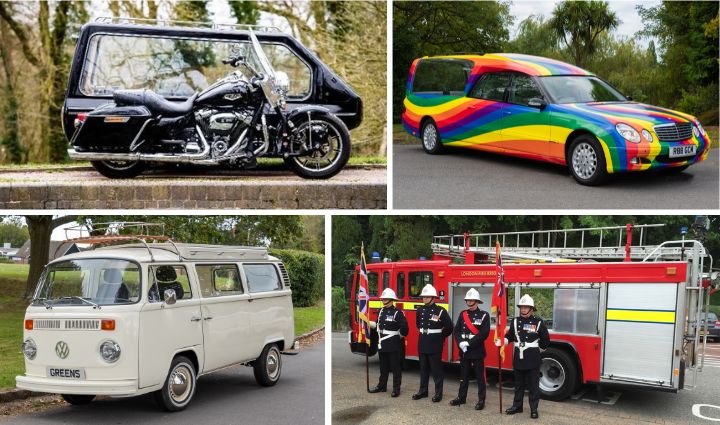 Unique Funeral Hearses - whiteballoon